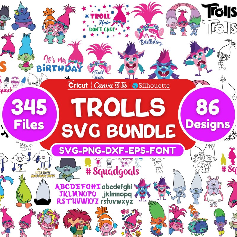 Troll Svg - Etsy