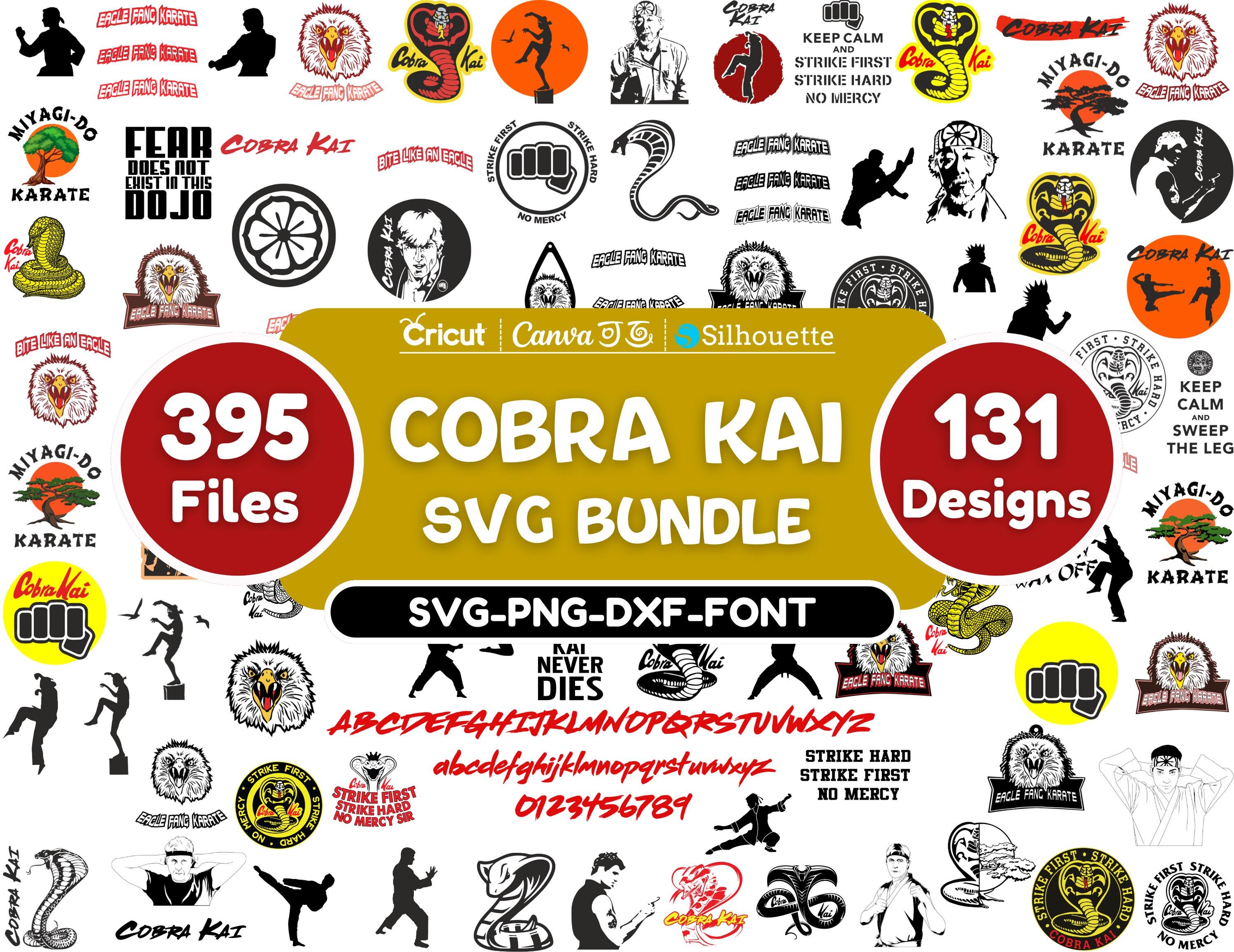 Cobra Kai Svg Bundle, Cobra Kai Png, Eagle Fang Svg, Karate Kid Svg ...