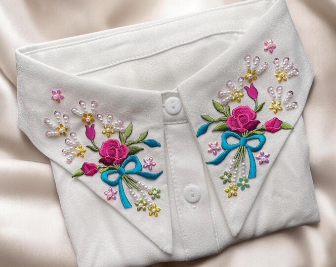 Hmong Collar Topfaux Tsho Dawb Cog Ci Woman’s Beaded U-shaped Bib ...