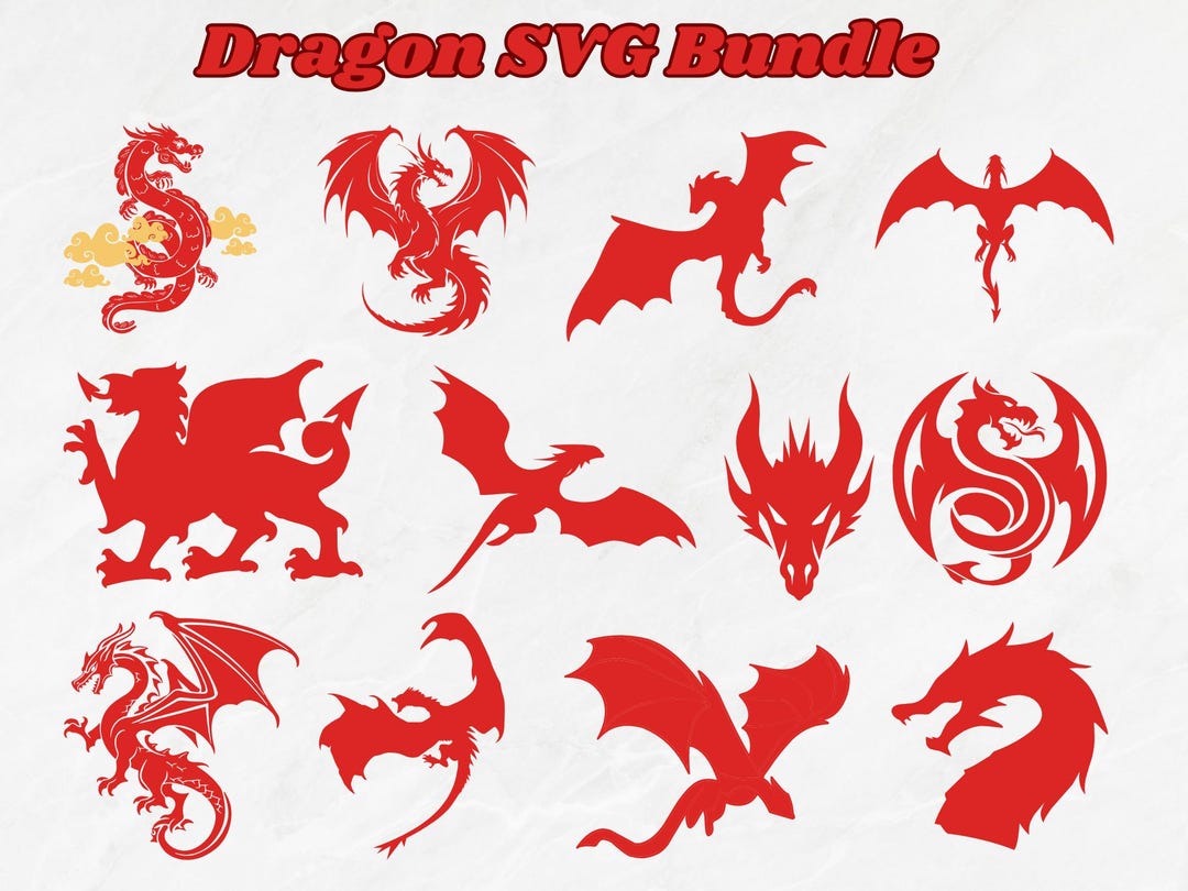 Dragon SVG ,dragon Clipart ,chinese New Year Svg ,CHINESE DRAGON Svg ...