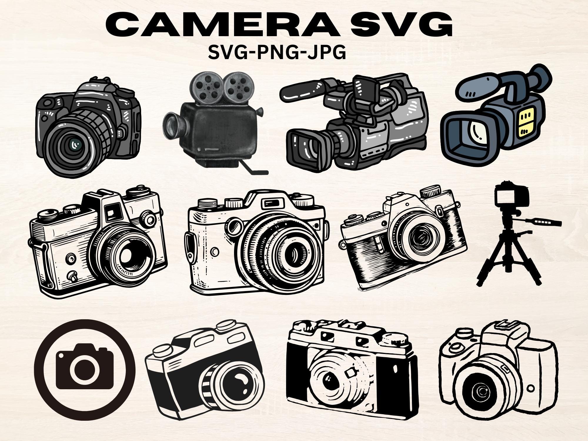 Camera SVG ,camera Clipart ,photographer SVG, Photography SVG, Vintage ...