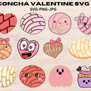 Concha Valentine Clipart ,concha Valentine Svg ,concha Svg ,retro ...