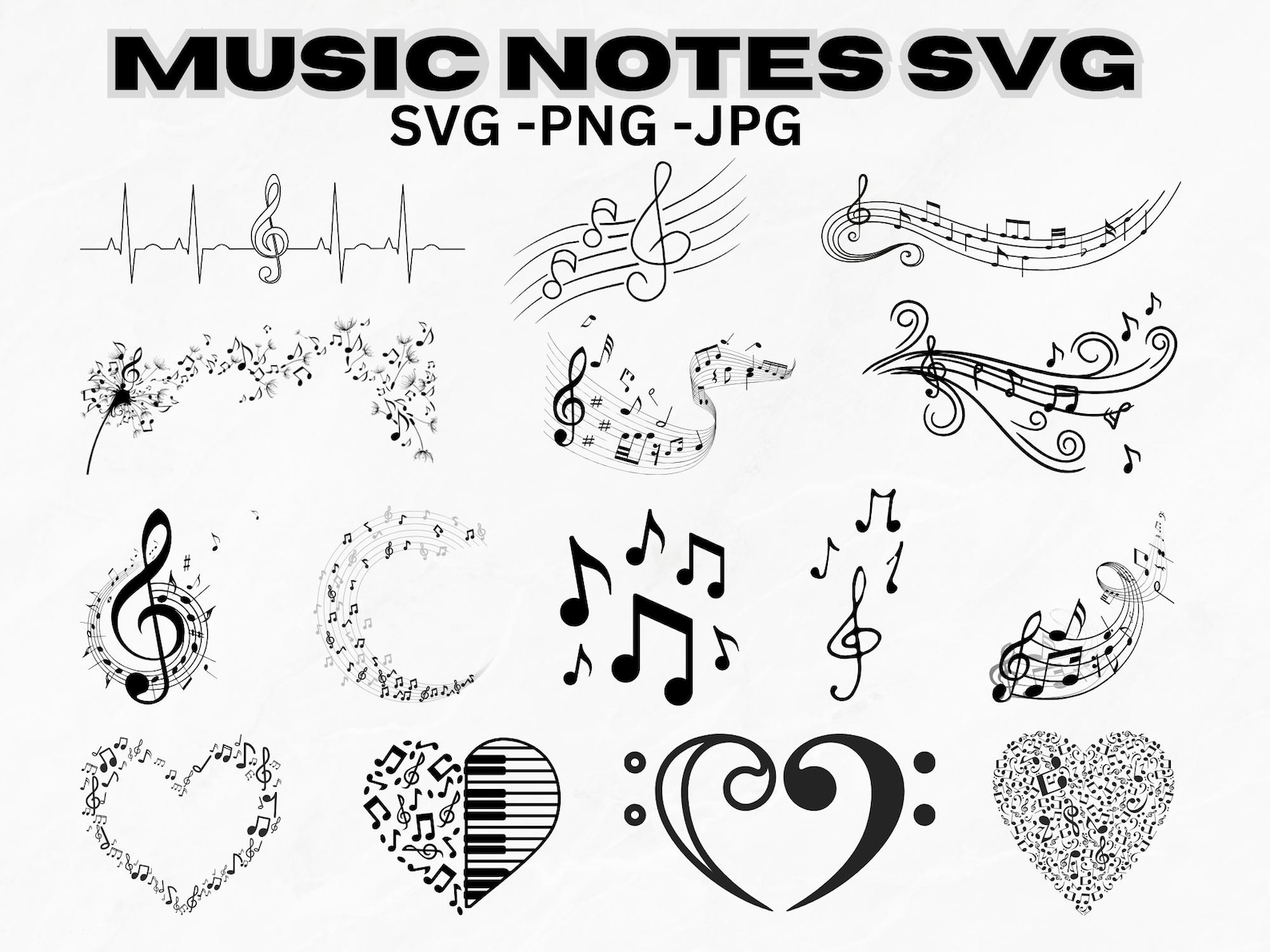Music Notes Svg ,music Notes Svg Bundle ,music Teacher Svg ,music ...