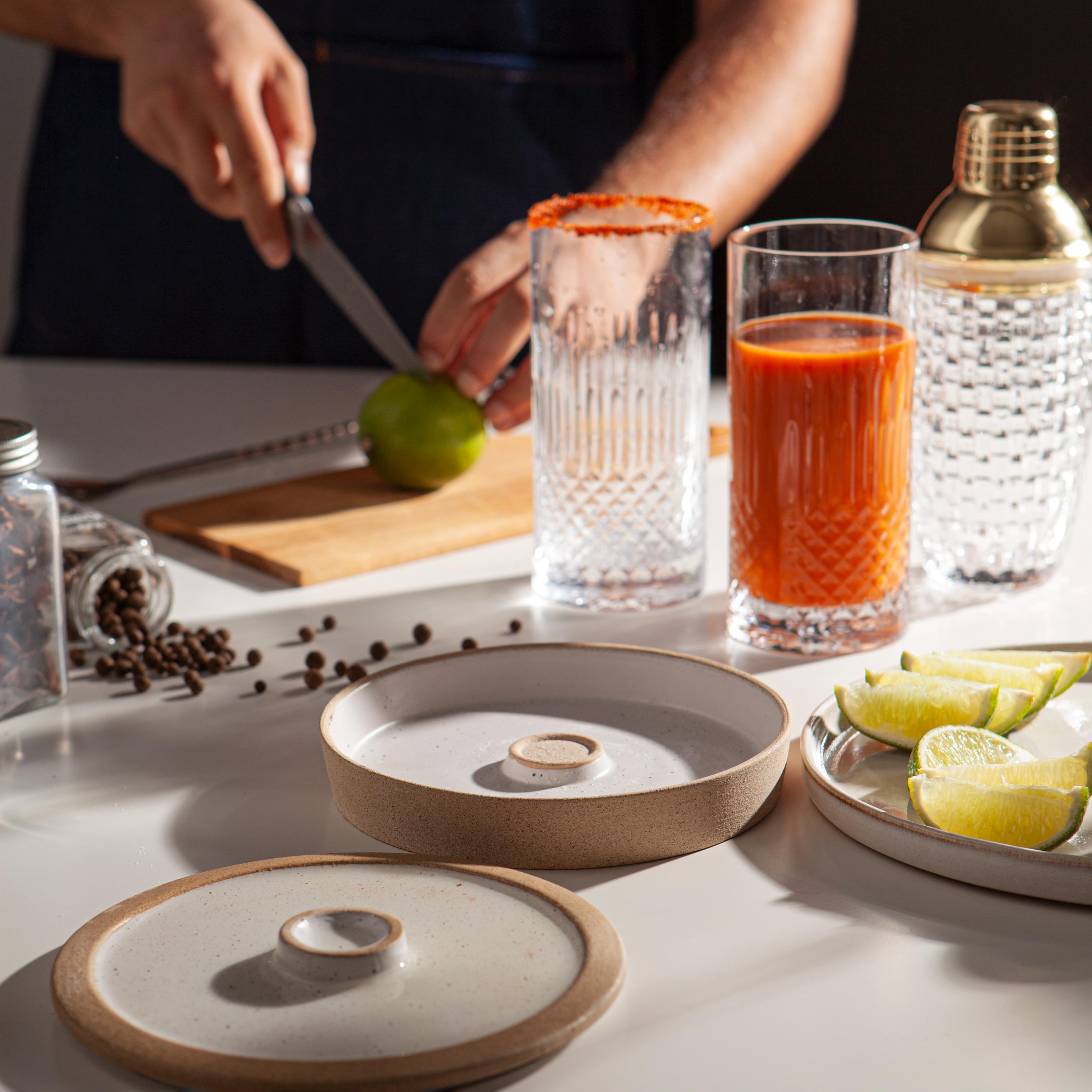 Ceramic Margarita Salt Rimmer: Cocktail Bar Cart Accessory - Etsy