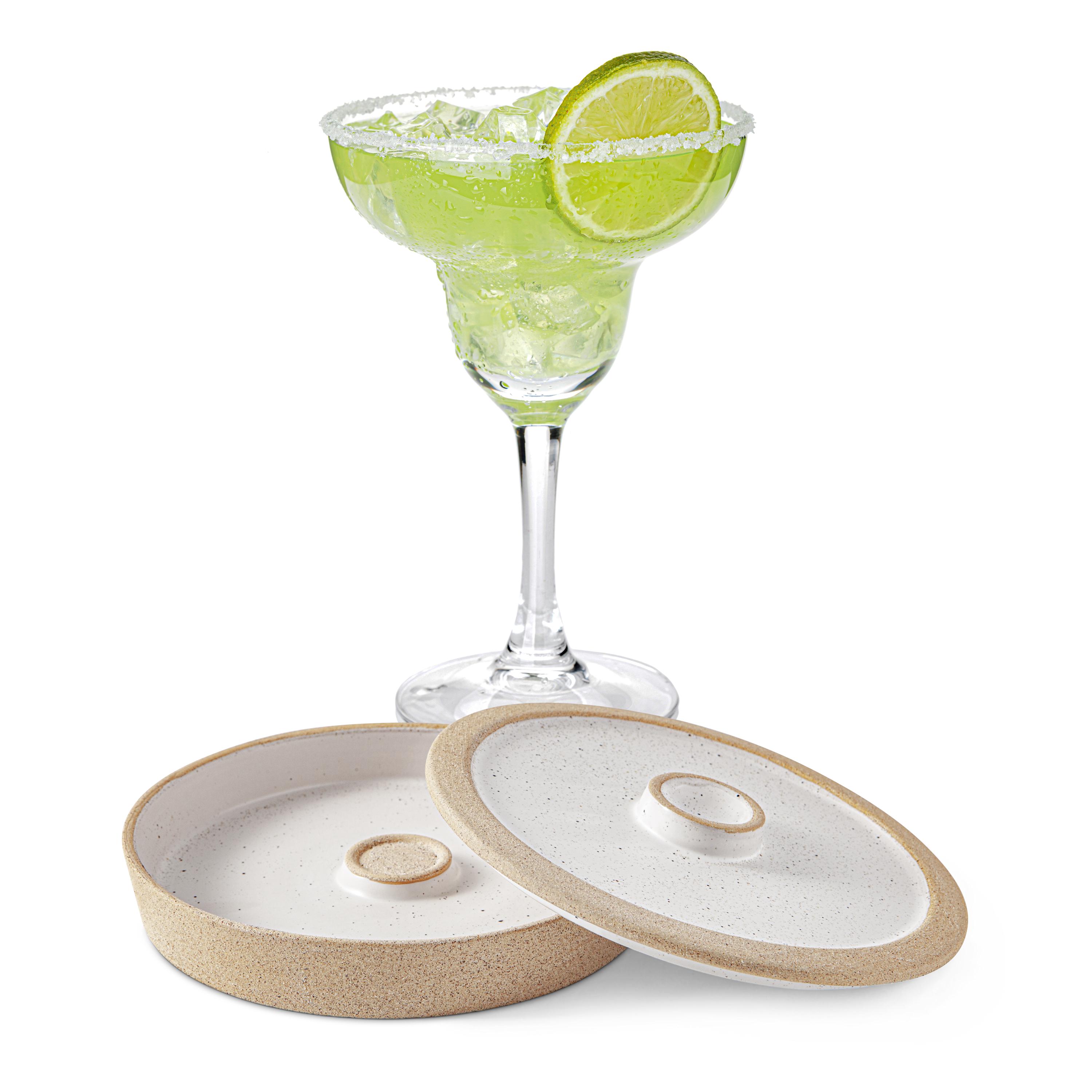 Ceramic Margarita Salt Rimmer Salt Cellar W/ Lid 9th Anniversary Gift ...