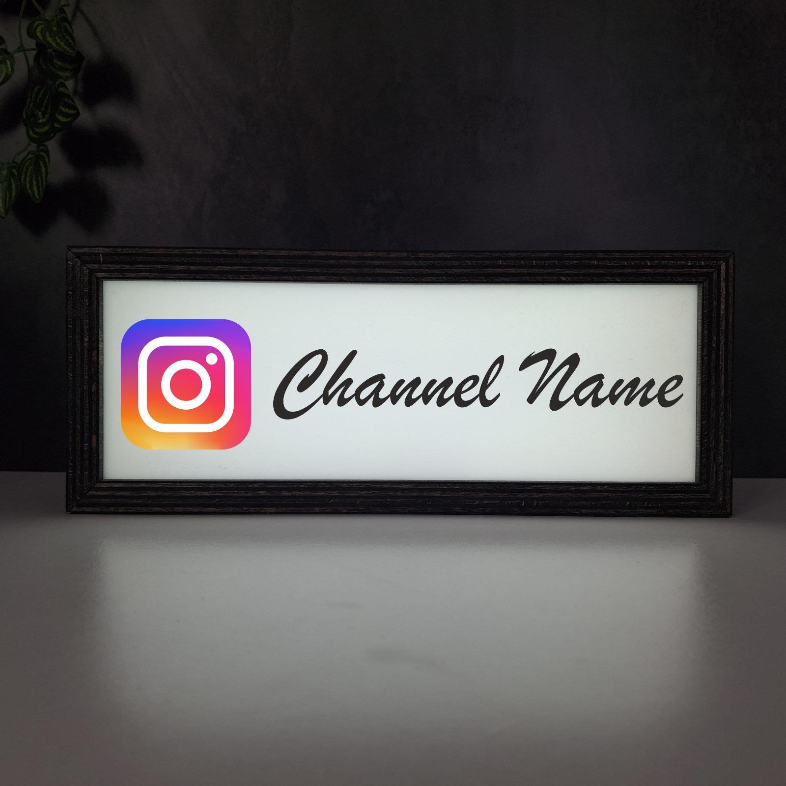 Personalized Wooden Lightbox Sign,custom Business Sign,company Logo Led ...