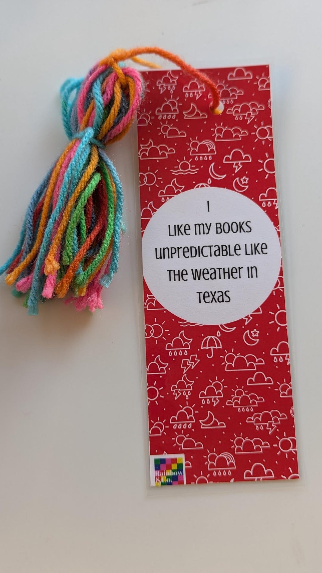 Texas Weather Bookmark - Etsy