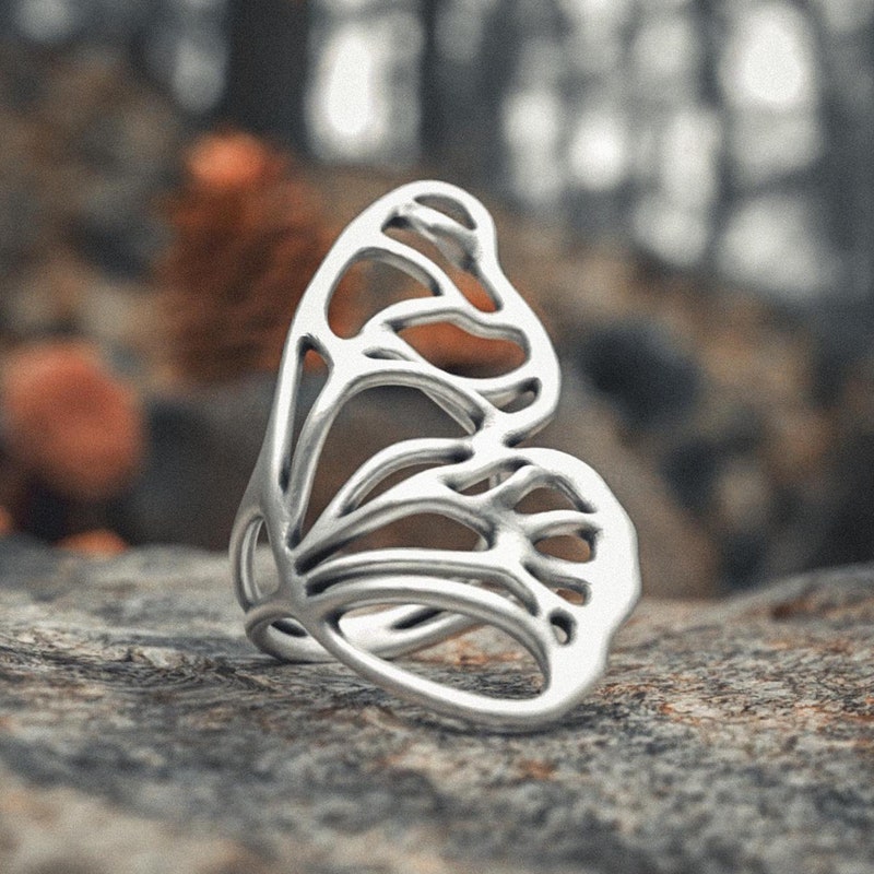 Butterfly Wing Ring - Etsy