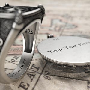 925 Sterling Silver Railroad Track Train Ring Polished Finish, Handmade ...