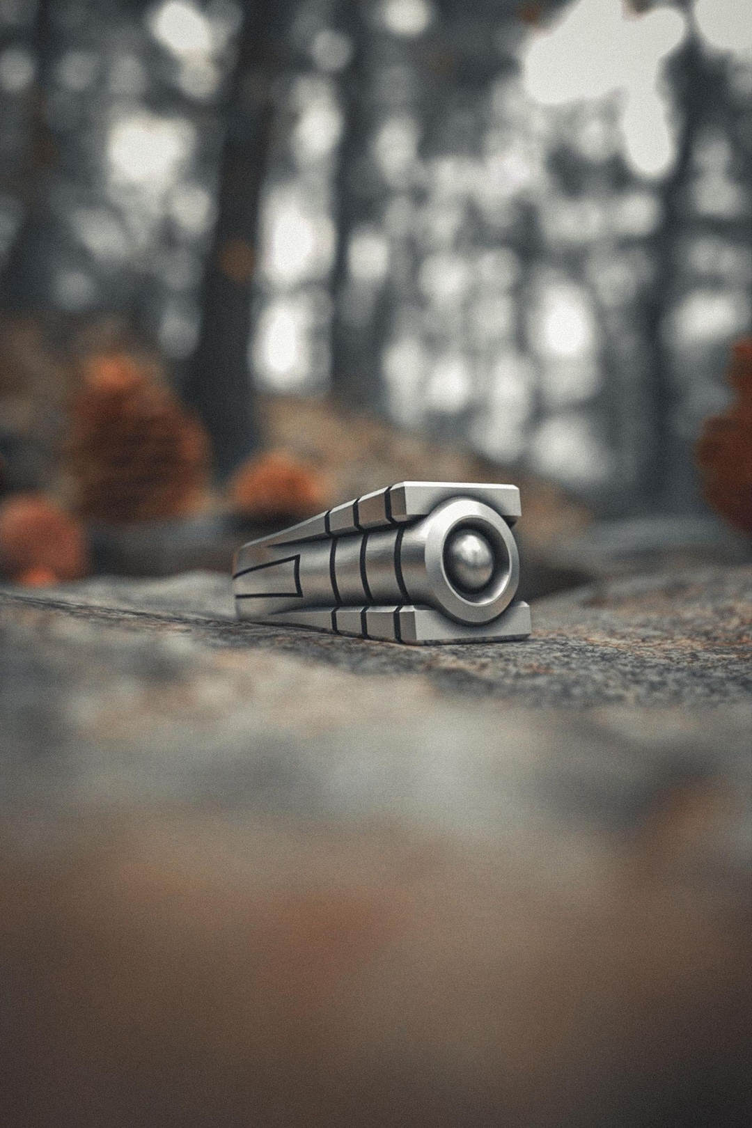 925 Sterling Silver Lantern Ring - Handcrafted Willpower Symbol ...