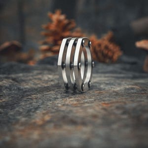 Sterling Silver Engineer Design Men's Brutal Ring - Handmade Wedding ...