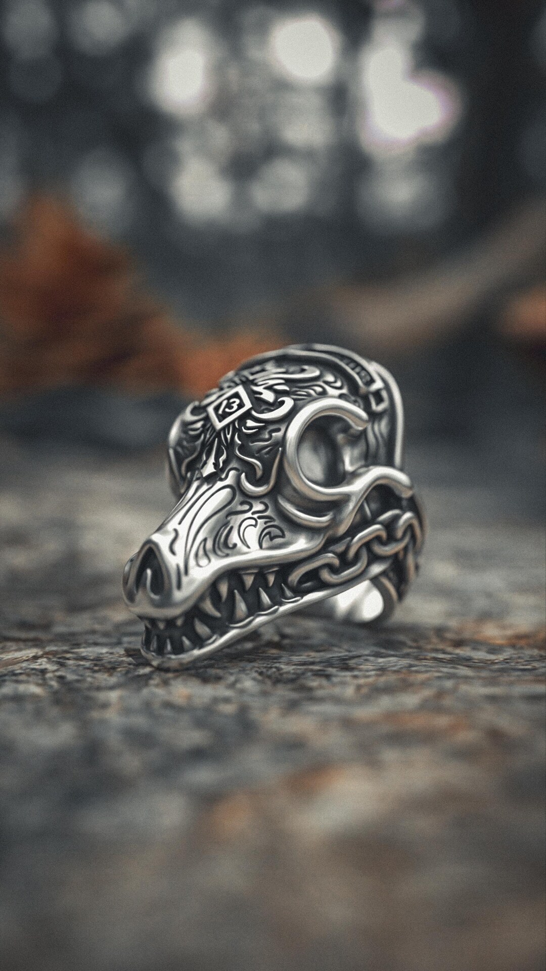 Morior Invictus Skull Ring - 925 Sterling Silver Latin Phrase Ring ...
