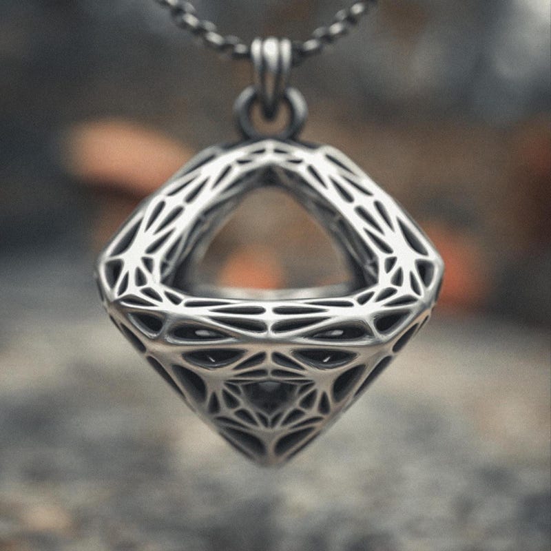 Geometric Pendant - Etsy