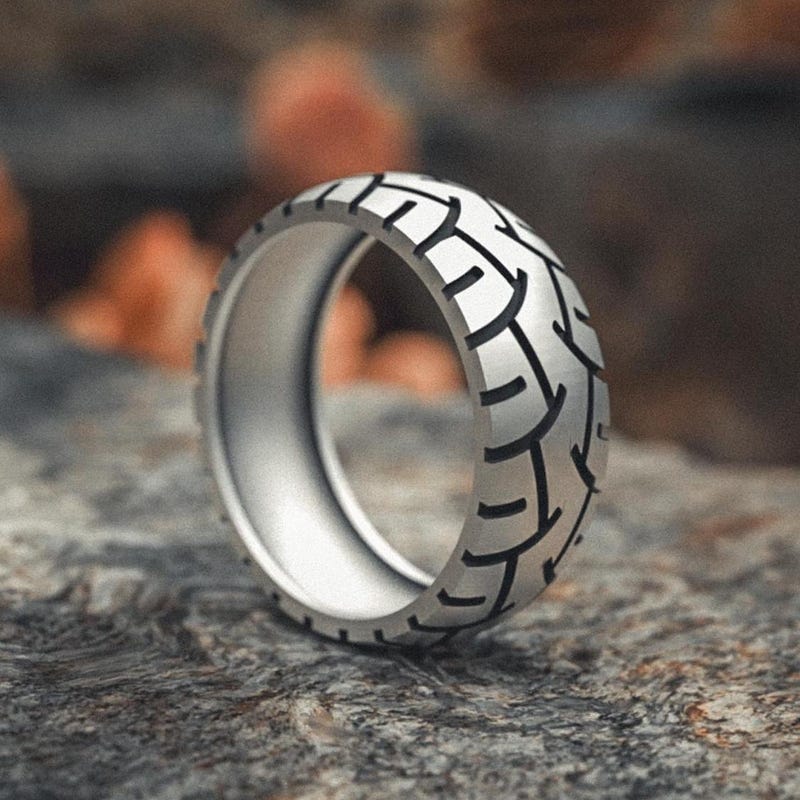 Tire Tread Ring - Etsy