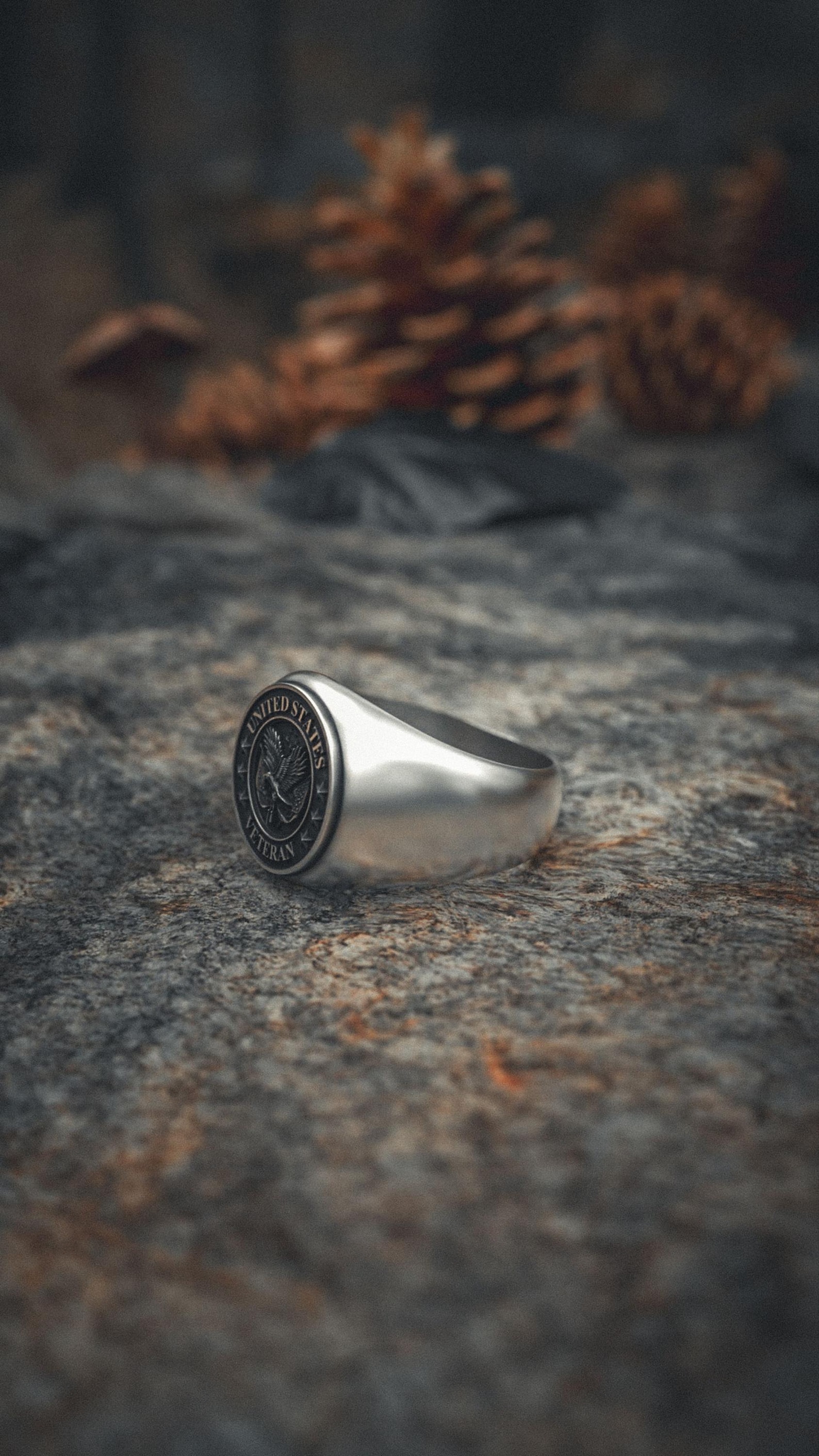 Handmade US Army Veteran Signet Ring in 925 Sterling Silver - Etsy