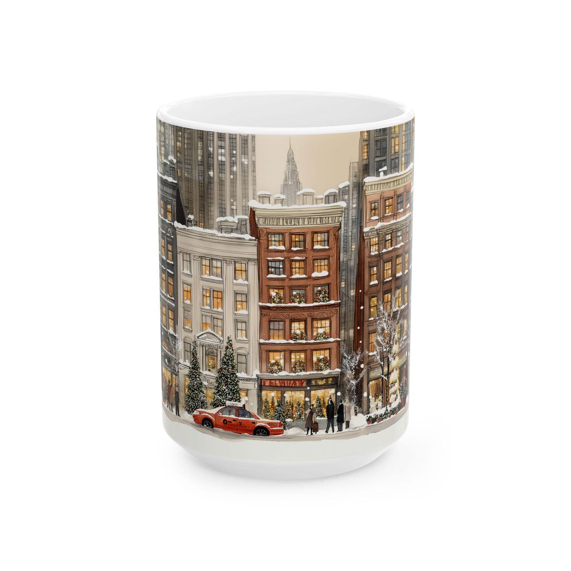 Christmas Mug - New York City Skyline - Etsy