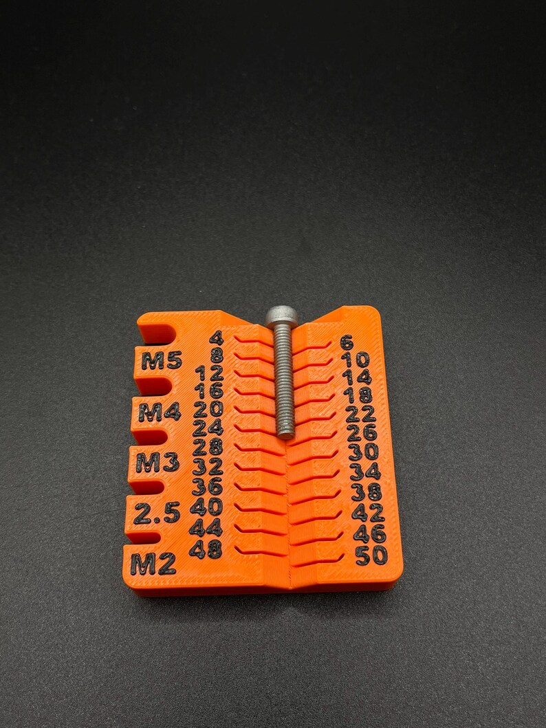 Screw Gauge - Precise Template for Screws and Threads - Etsy