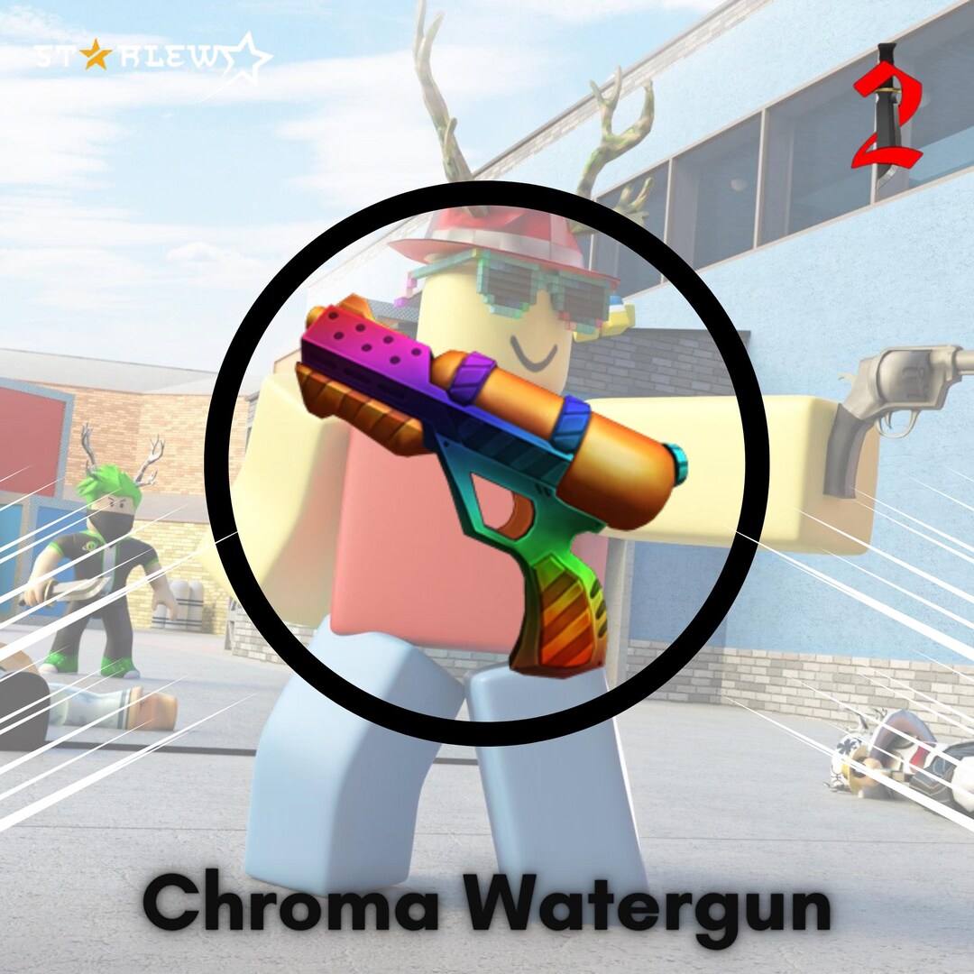 Roblox MM2 Chroma Watergun | Godly Rare Digital In-game Item | Fast ...