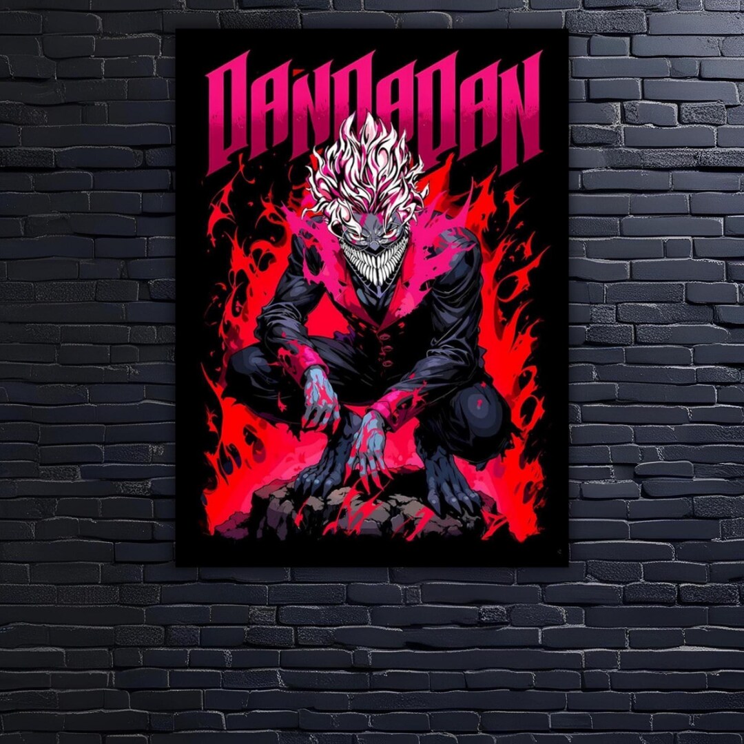 Dandadan Anime Metal Wall Art: Manga Horror Sci-fi UV Print - Etsy