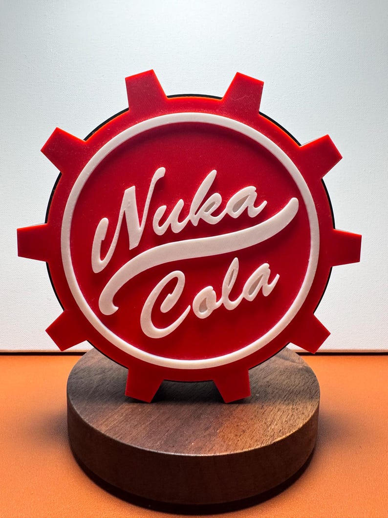 The Fallout Nuke Cola LED Lamp Light Box Decor for Gaming Stream Setup ...