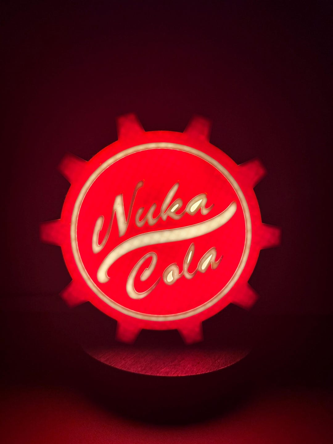 The Fallout Nuke Cola LED Lamp Light Box Decor for Gaming Stream Setup ...