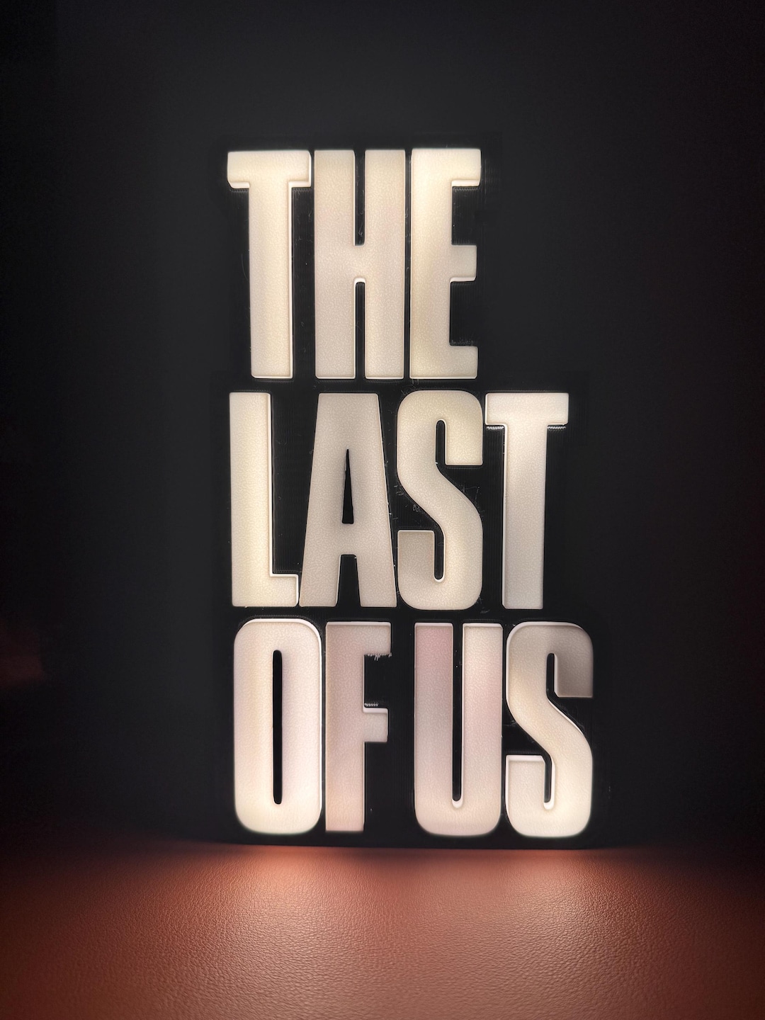 The Last of Us LED Lamp Light Box Decor for Gaming Room, Stream Setup ...
