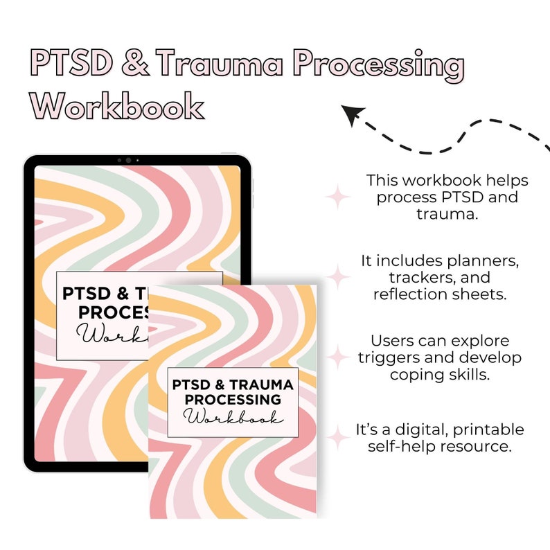 PTSD and Trauma Processing Workbook Template Self-help & Healing ...