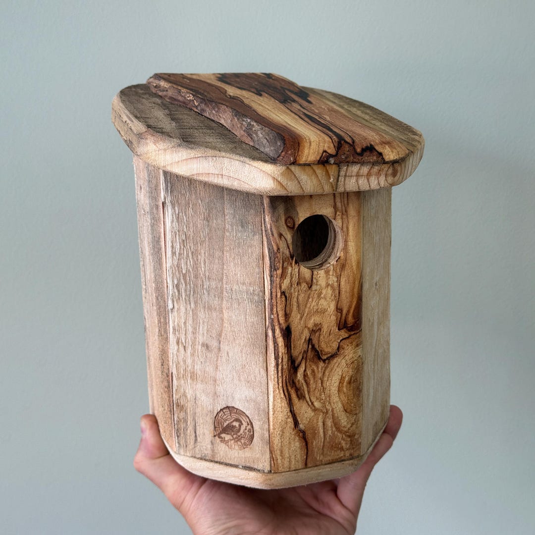 Handmade Birdhouse: Weatherproof Nest Box for Small Birds - Etsy