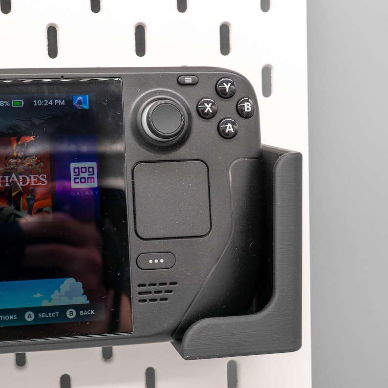 Universal Handheld Console Holder for Ikea Skadis | Steam Deck Nintendo ...