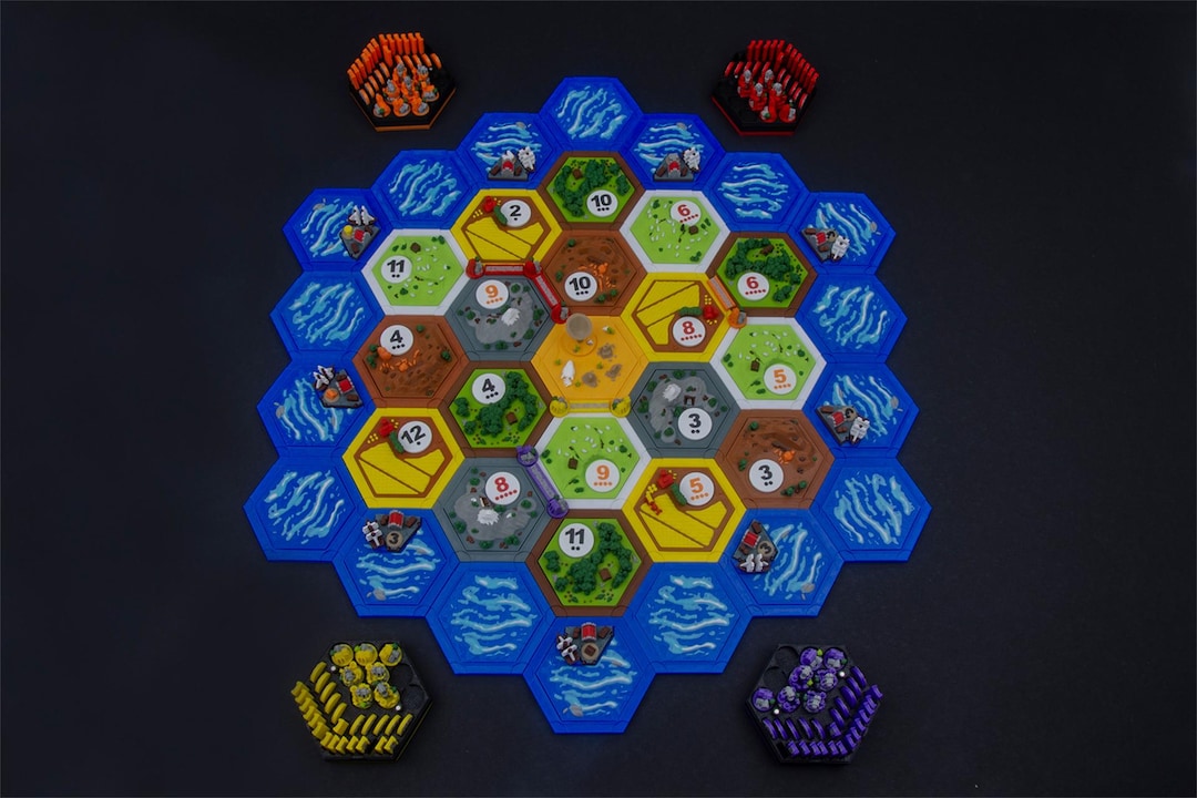 BASIC Settler of Catan 3D Upgrade Kit for 3-4 Players - Etsy