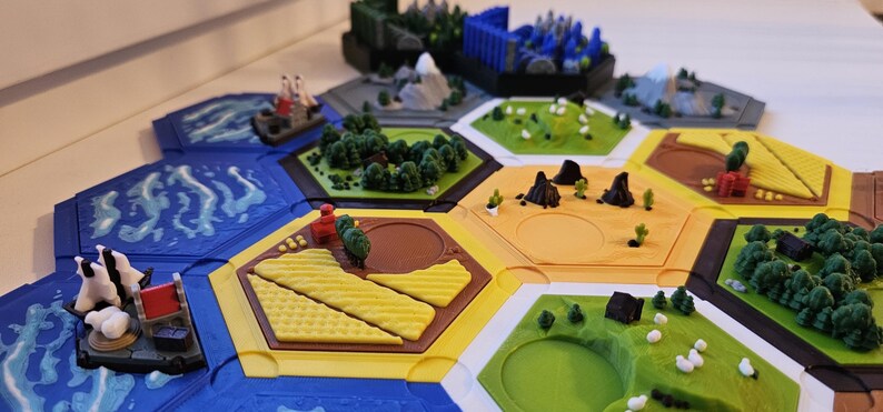 Settlers of Catan 3D EXTENSION KIT for 5-6 Players - Etsy