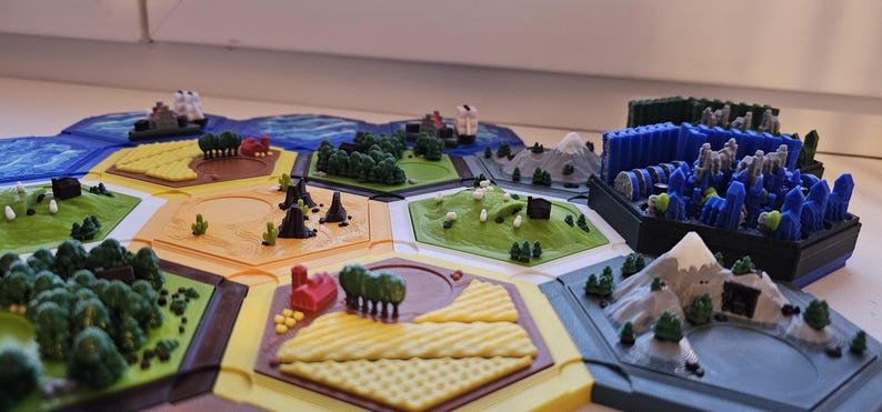 Settlers of Catan 3D EXTENSION KIT for 5-6 Players - Etsy