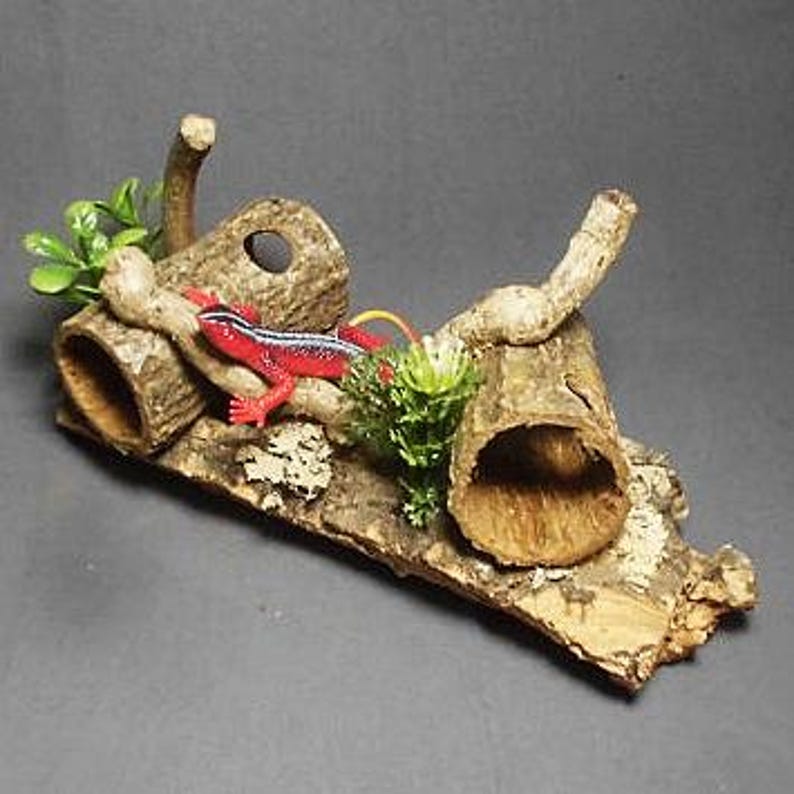 Hide Cave for Reptiles and Small Animals Made of Natural Materials ...