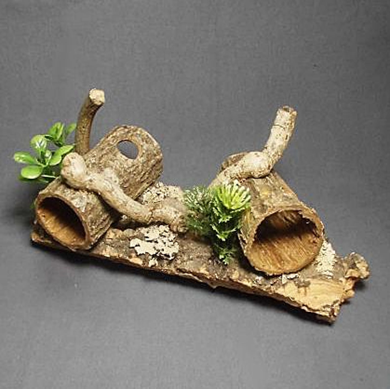 Hide Cave for Reptiles and Small Animals Made of Natural Materials ...