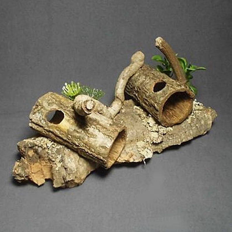 Hide Cave for Reptiles and Small Animals Made of Natural Materials ...
