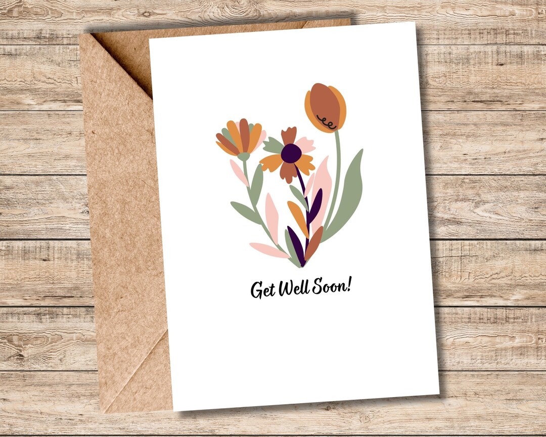 Christian Get Well Soon Print at Home Downloadable Card - Etsy