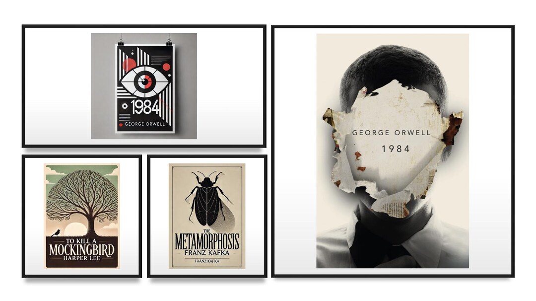 10 Book Summaries and Minimalist Posters Bundle - Etsy