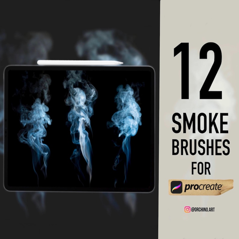 Smoke Brushes for Procreate - Etsy