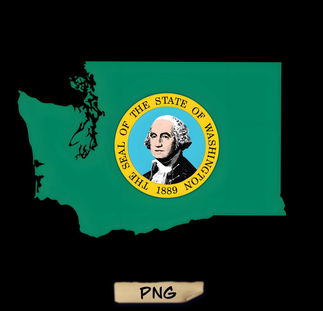 Washington Map PNG, Washington Flag PNG, Washington Shirt ,washington ...