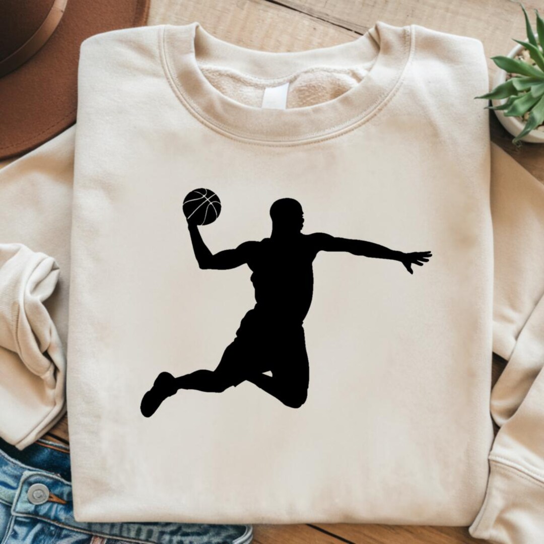 Basketball Dunk SVG | Instant Download | Slam Dunk Clipart | Sports ...