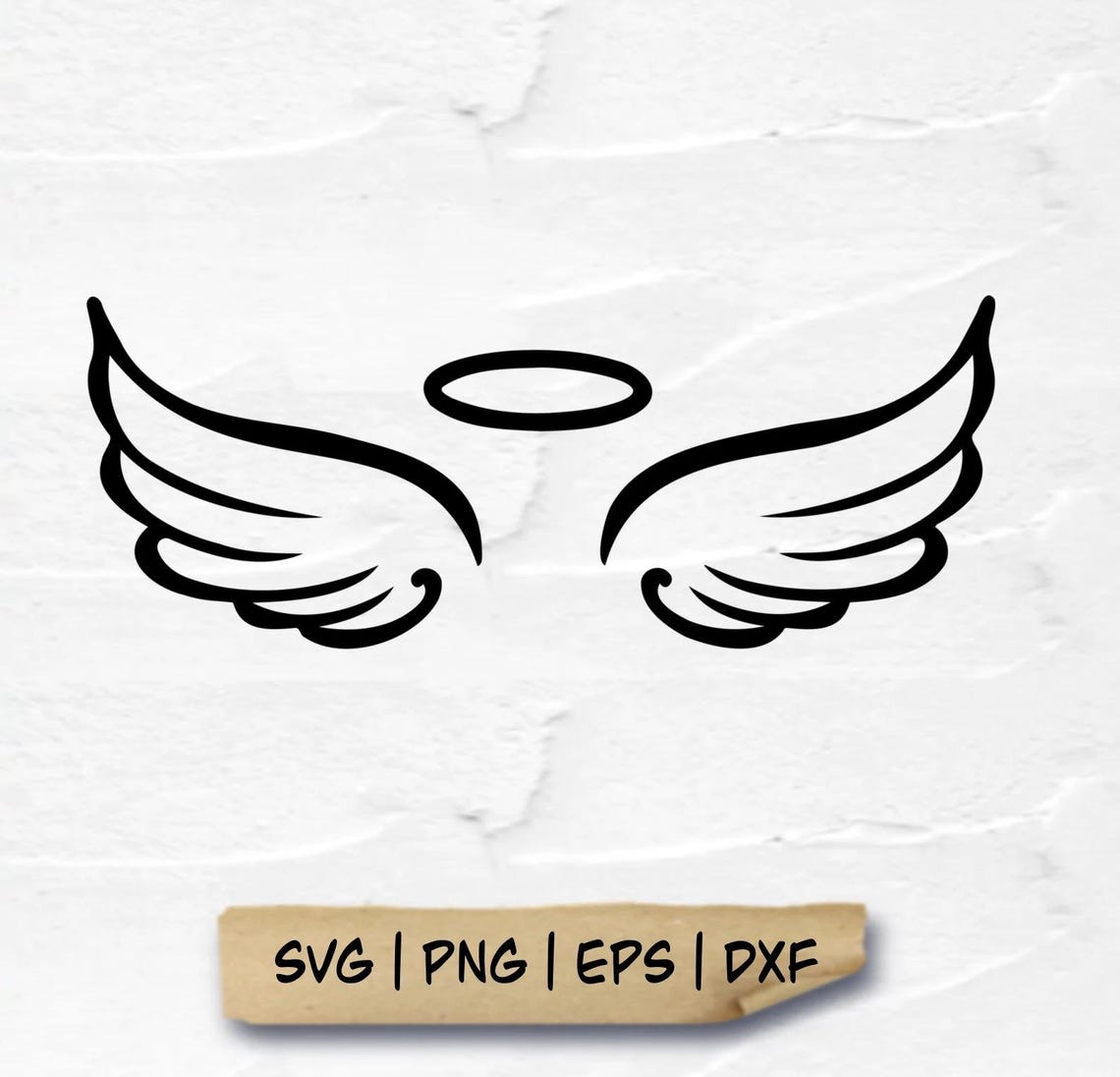 Angel Wings Instant Download SVG, PNG, EPS, Dxf, Digital Download - Etsy