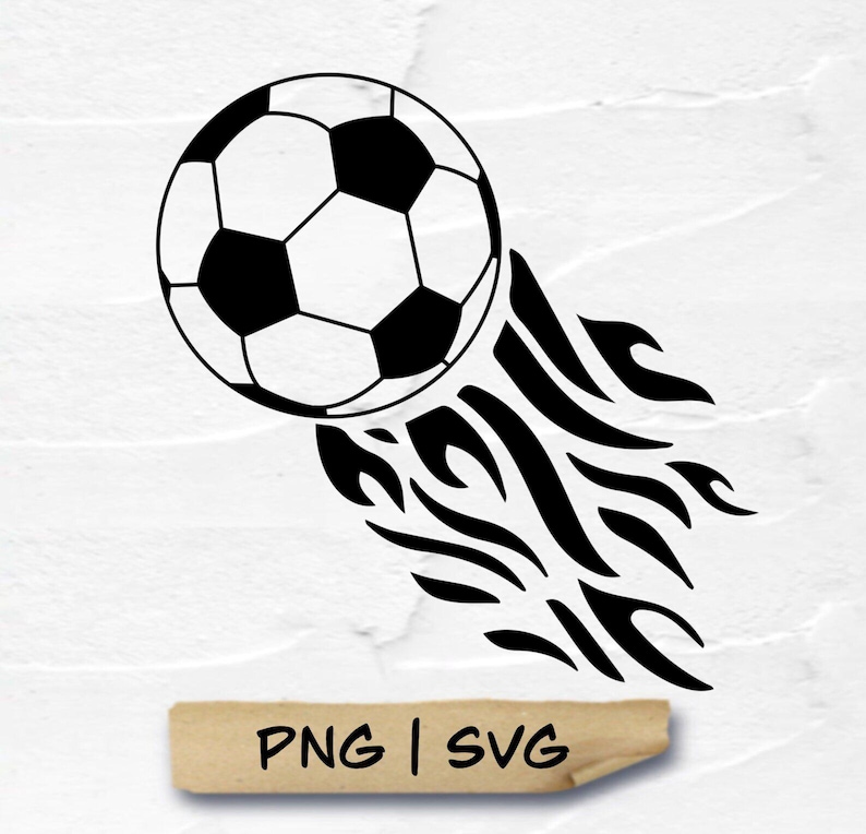 Soccer Ball With Flame SVG, Soccer Ball SVG, Soccer Ball SVG for Cricut ...