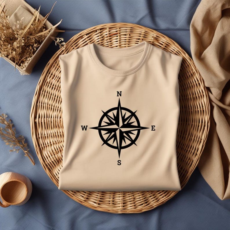 Nautical Compass Star SVG: Vector Cut File (digital Download) - Etsy