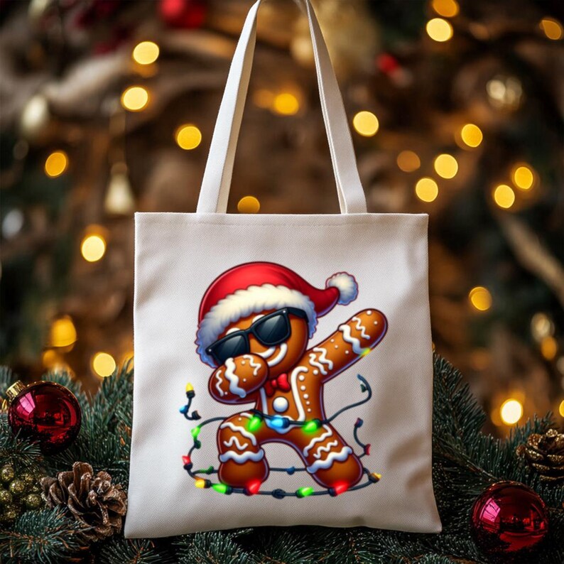 Dabbing Christmas Gingerbread Man PNG, Dabbing Cookie Png, Gingerbread ...