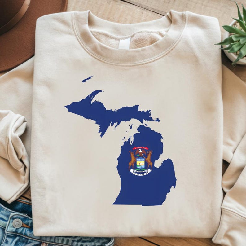 Michigan Map PNG, Michigan Flag PNG, Michigan Shirt, Michigan Vector ...
