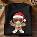 Cool Gingerbread Man PNG | Christmas Cookie With Santa Hat & Sunglasses ...