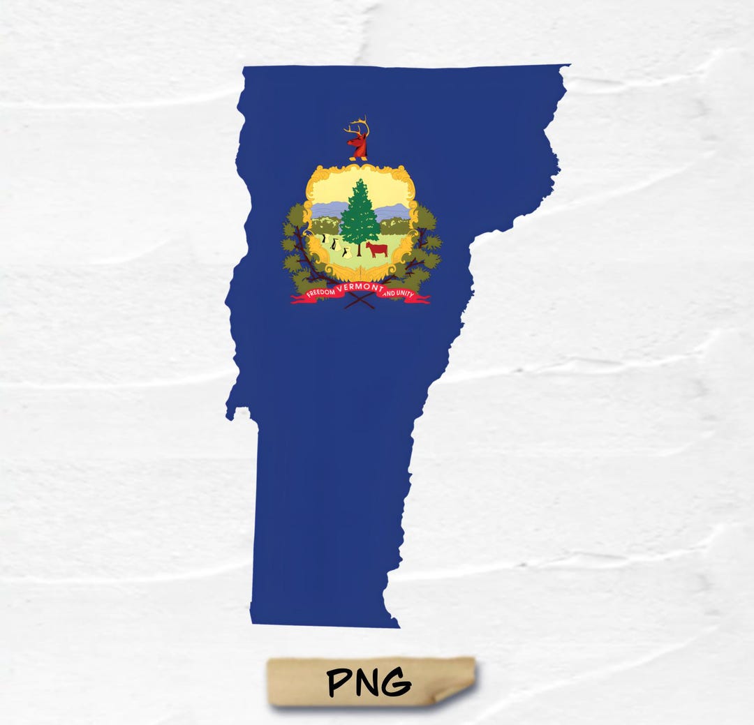 Vermont Map PNG, Vermont Flag PNG, Vermont Shirt , Vermont Vector ...