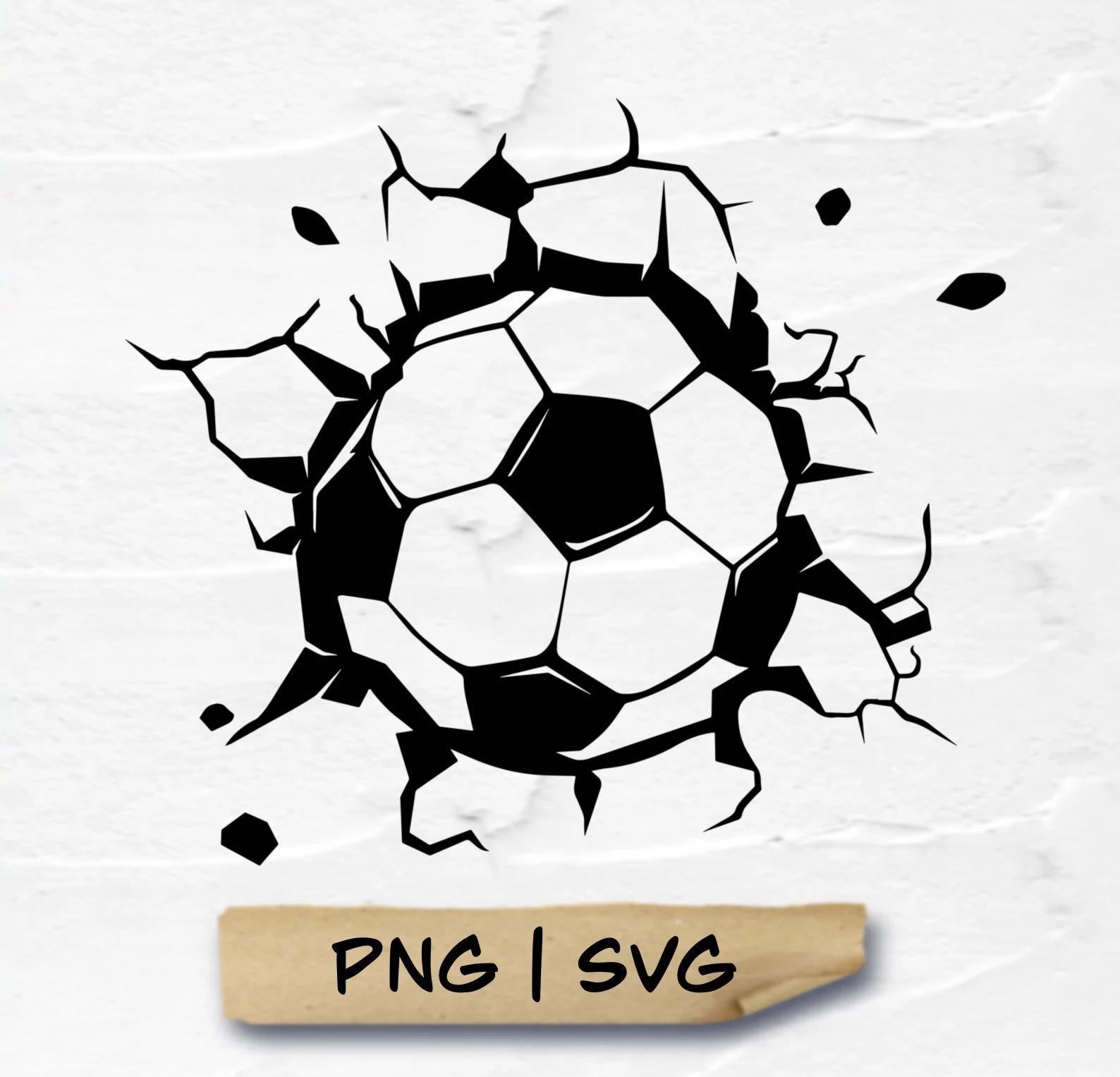 Soccer Ball - Soccer Ball Svg File - Soccer Ball Vector Files - Instant ...