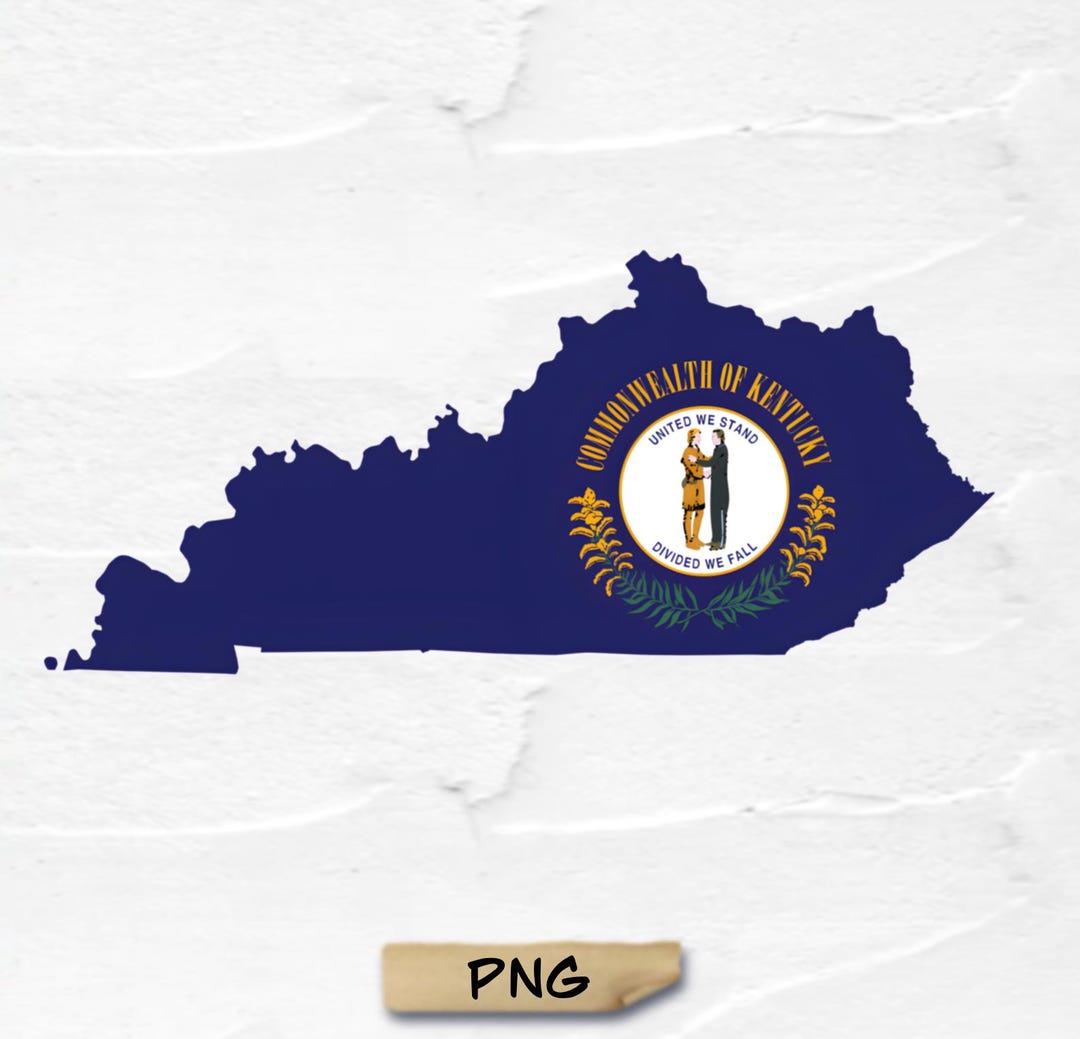 Kentucky Map PNG, Kentucky Flag PNG, Kentucky Shirt, Kentucky Vector ...