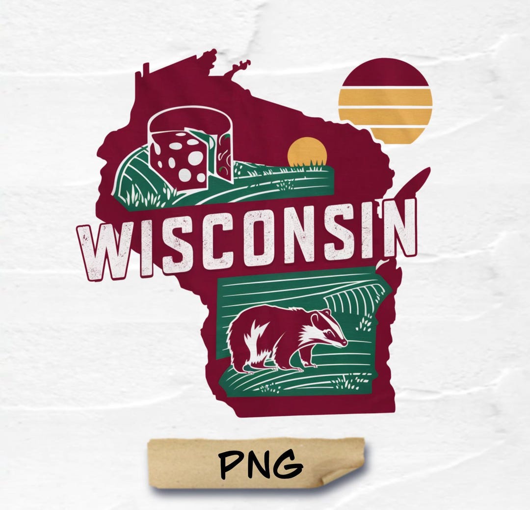 Wisconsin Map Png, United States of America Vector Files, Wisconsin ...